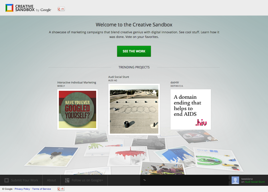 CREATIVE SANDBOX -Googleによる事例集- | とあるDJ広告マン：ZINE、自転車、アウトドア